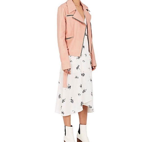 A.L.C. | Jackets & Coats | Alc Duvall Moto Jacket Blush Pink Leather ...